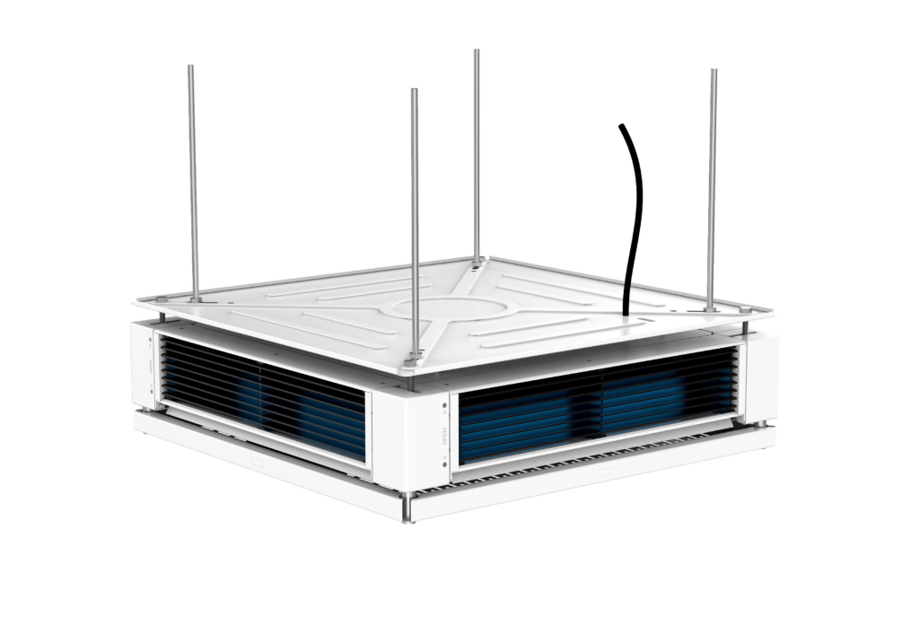 UVC 2x2 Upper Air Ceiling Mount - Blue Halo Lighting