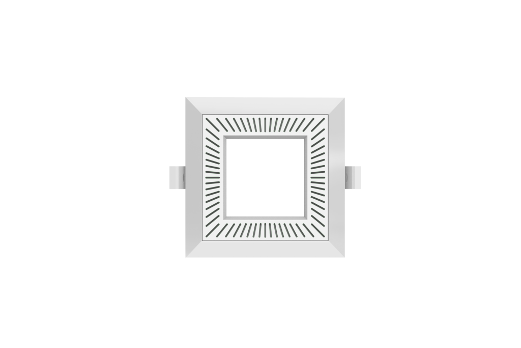 4" UVC Square Direct Mount - Blue Halo Lighting